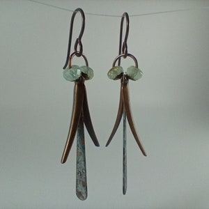 Earthy Dragonfly Earrings Blue Eyed Insects Original Design - Etsy