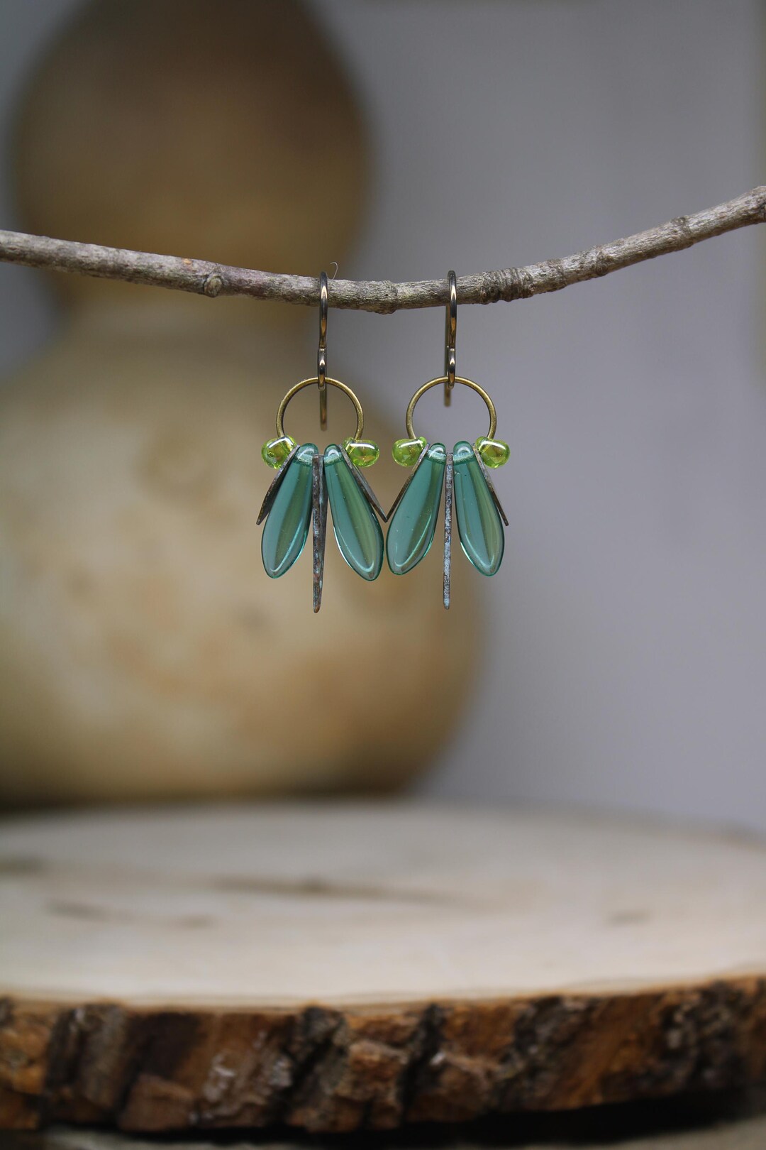 Shimmery Moth * Unique Bug Earrings * Interpretive Design - Etsy