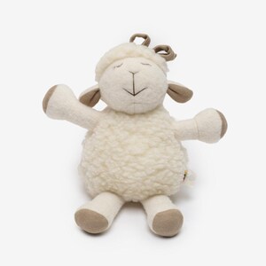 Wool Toy Sheep KATI – Natural Merino Wool Stuffed Animal, Soft Cuddly ...