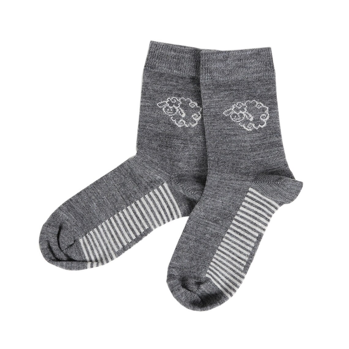 Grey color wool socks for kids Perfect for all seasons | Etsy