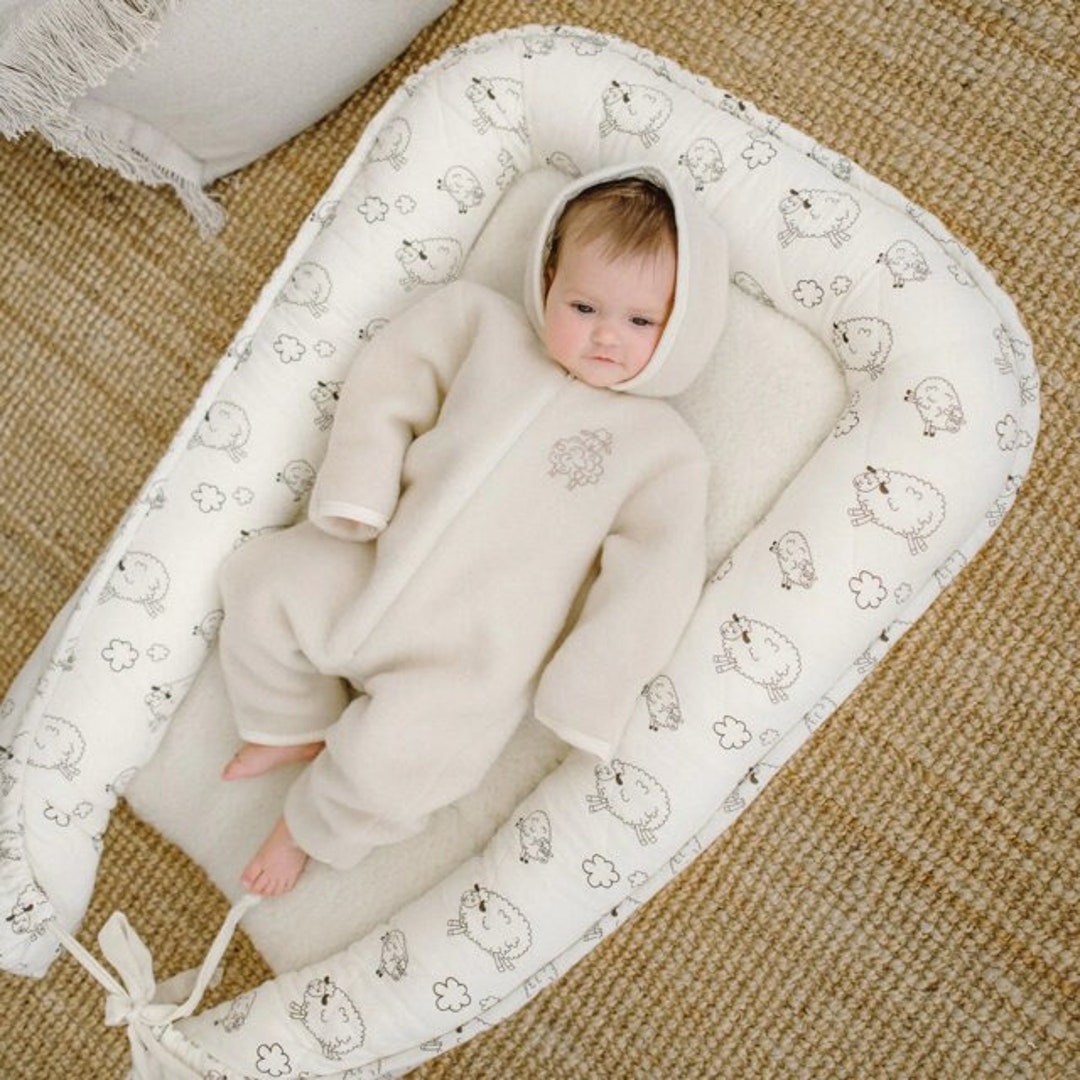 Merino Wool Jumpsuit for Babies, Perfect Gift for Newborn, Suitable for ...