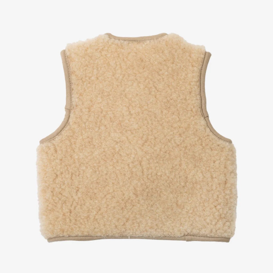 Merino Wool Vest, for Babies and Children, Perfect Gift, Light Brown ...