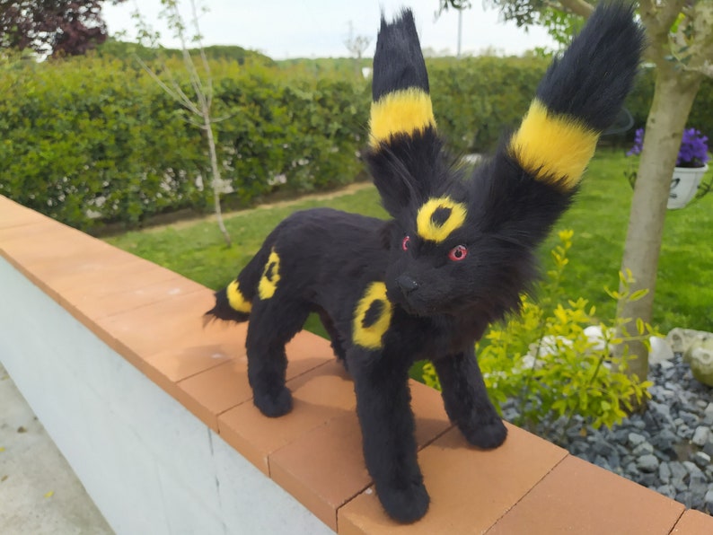 Pokemon Umbreon Plush Art Doll OOAK Realistic Pokemon Plush PRE-ODER ...
