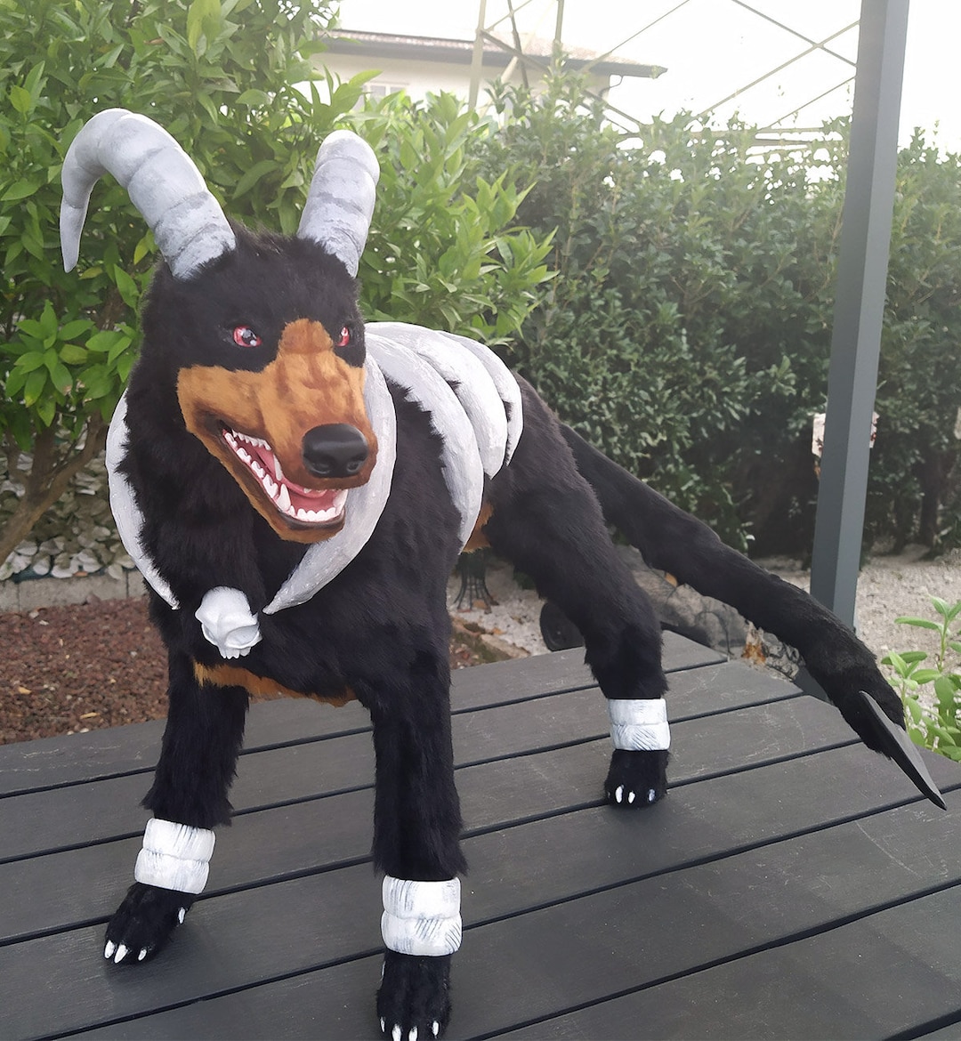 Peluche Houndoom Pokemon Art Doll, Plush in Real Life Inspired - (pre-order) - Etsy