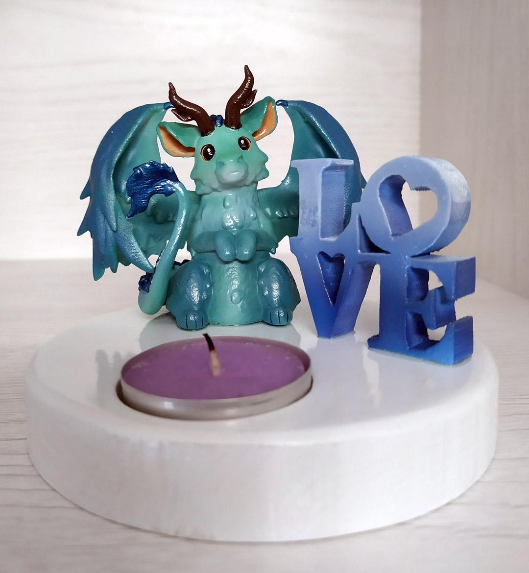 Cute Kawaii DRAGON Fantasy. File Stl, Glb, Ply, Obj. File per La Stampa ...