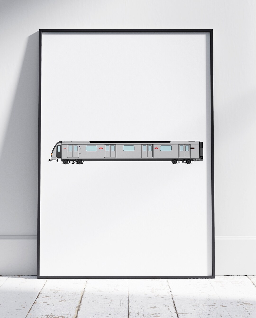 Toronto Rocket Subway Print, Printable, TTC, Canada, Wall Art - Etsy