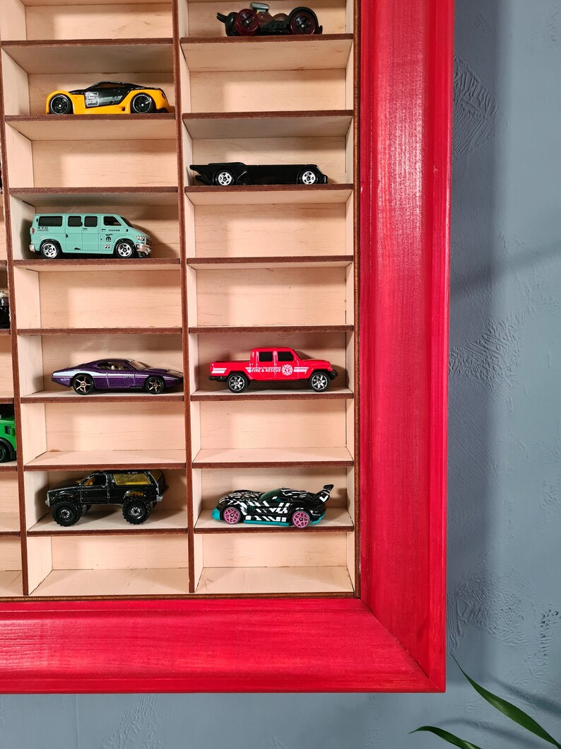 Display for Hot Wheels and Matchbox Cars, 1/64 Diecast Car Garage ...