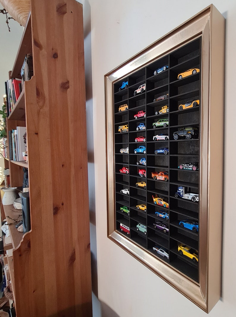 Display for Hot Wheels and Matchbox Cars, 1/64 Diecast Car Garage ...