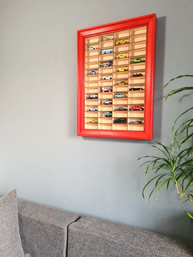 Display for Hot Wheels and Matchbox Cars, 1/64 Diecast Car Garage ...