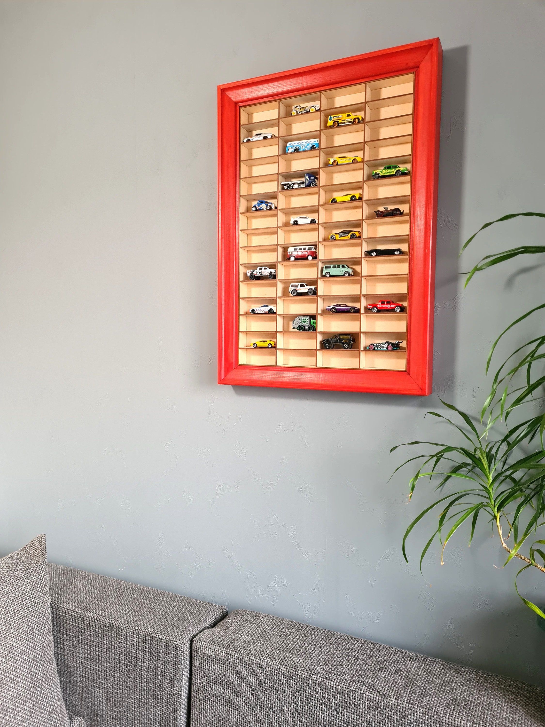 Display for Hot Wheels and Matchbox Cars, 1/64 Diecast Car Garage ...