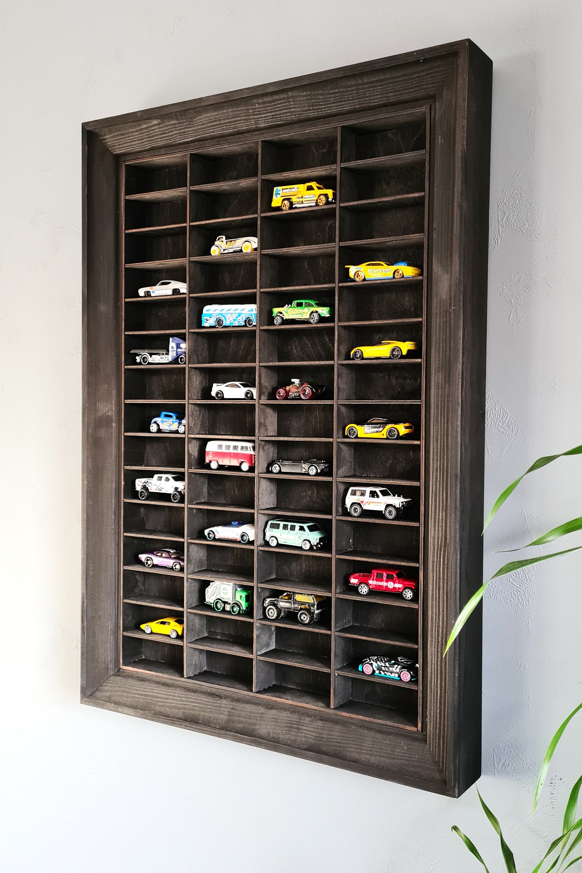 Display for Hot Wheels and Matchbox Cars, 1/64 Diecast Car Garage ...