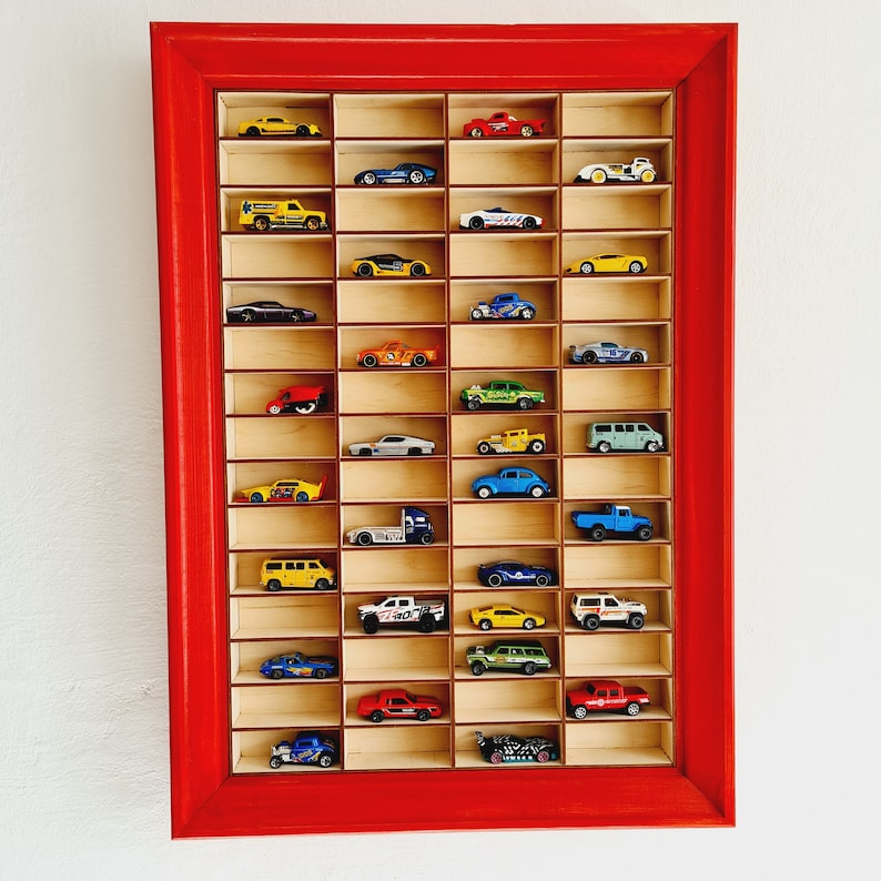 Display for Hot Wheels and Matchbox Cars, 1/64 Diecast Car Garage ...