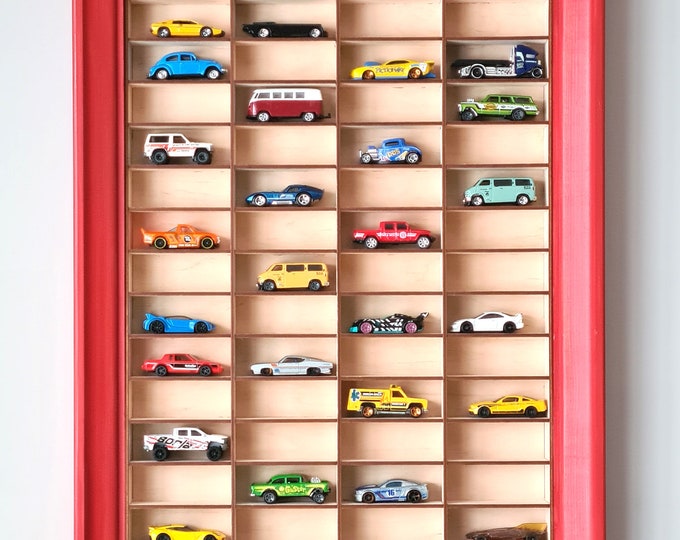 Display for Hot Wheels and Matchbox Cars, 1/64 Diecast Car Garage ...