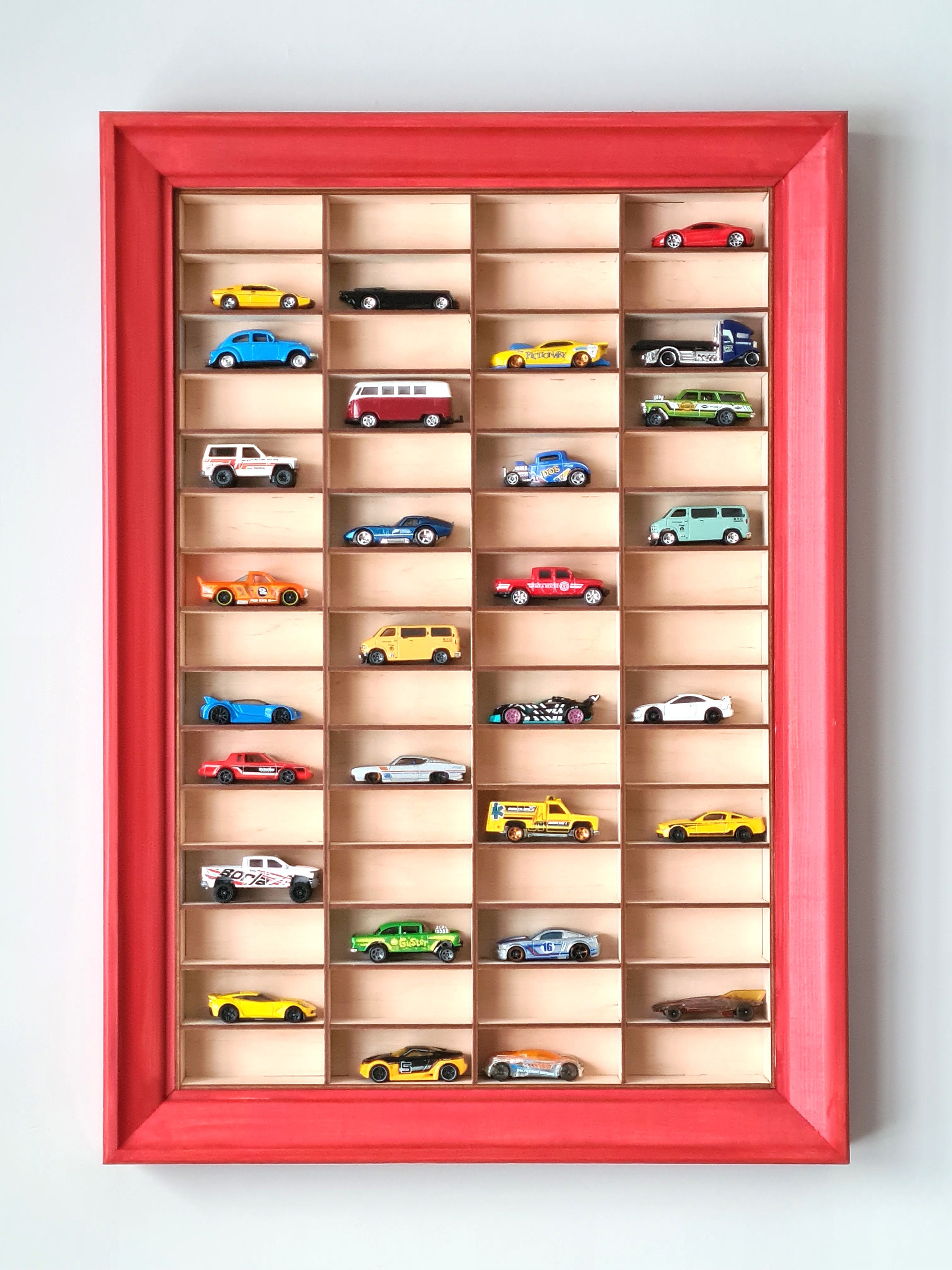 Display for Hot Wheels and Matchbox Cars, 1/64 Diecast Car Garage ...