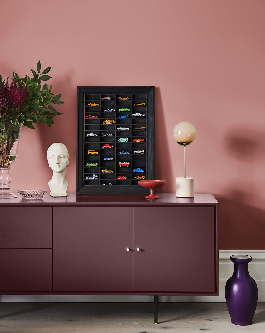 Display for Hot Wheels and Matchbox Cars, 1/64 Diecast Car Garage ...