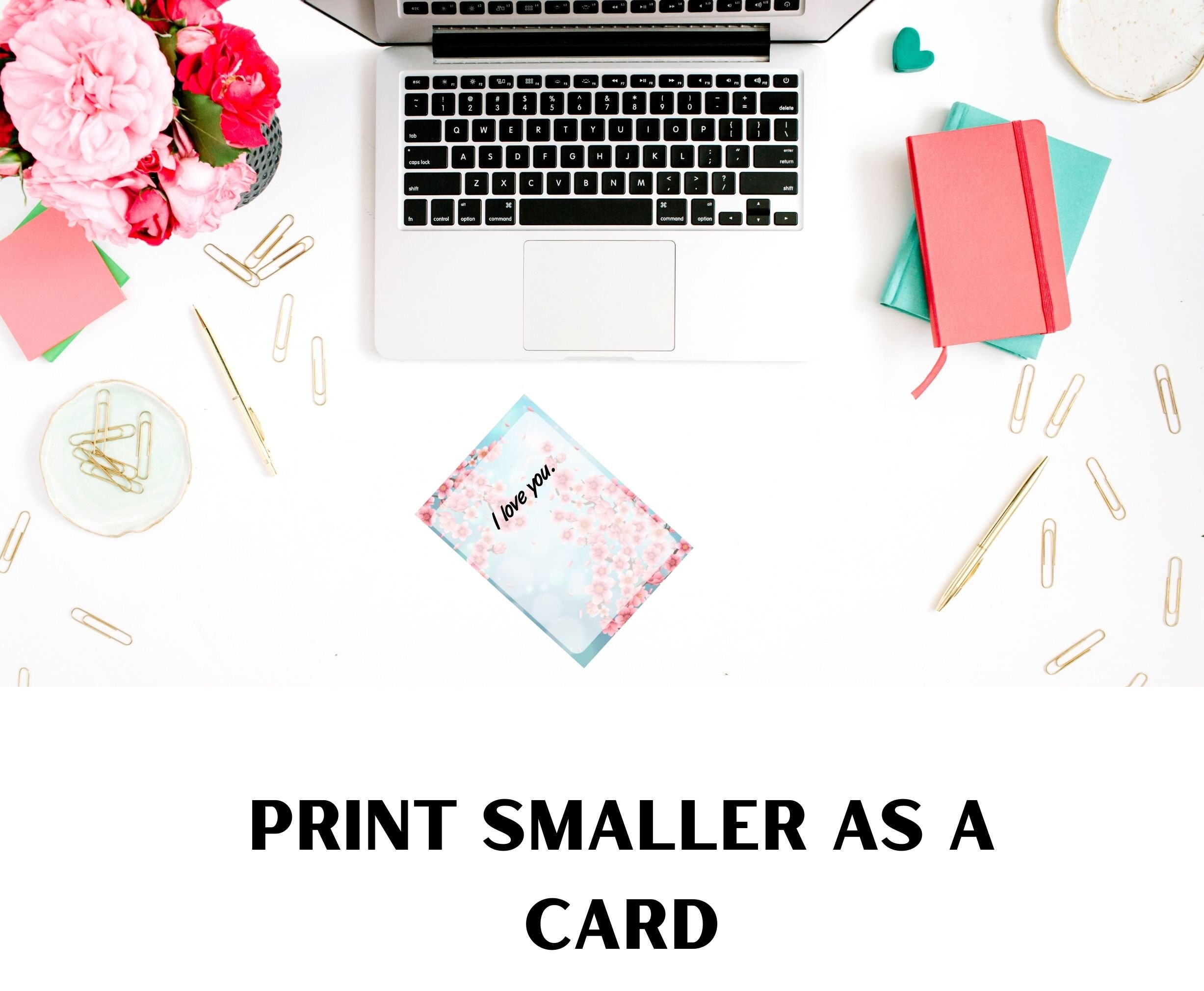 Printable Stationary Set US Letter Size PDF Instant Download - Etsy