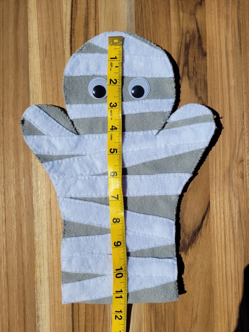 Mummy Puppet Halloween Puppet Spooky Season Boo Bag - Etsy