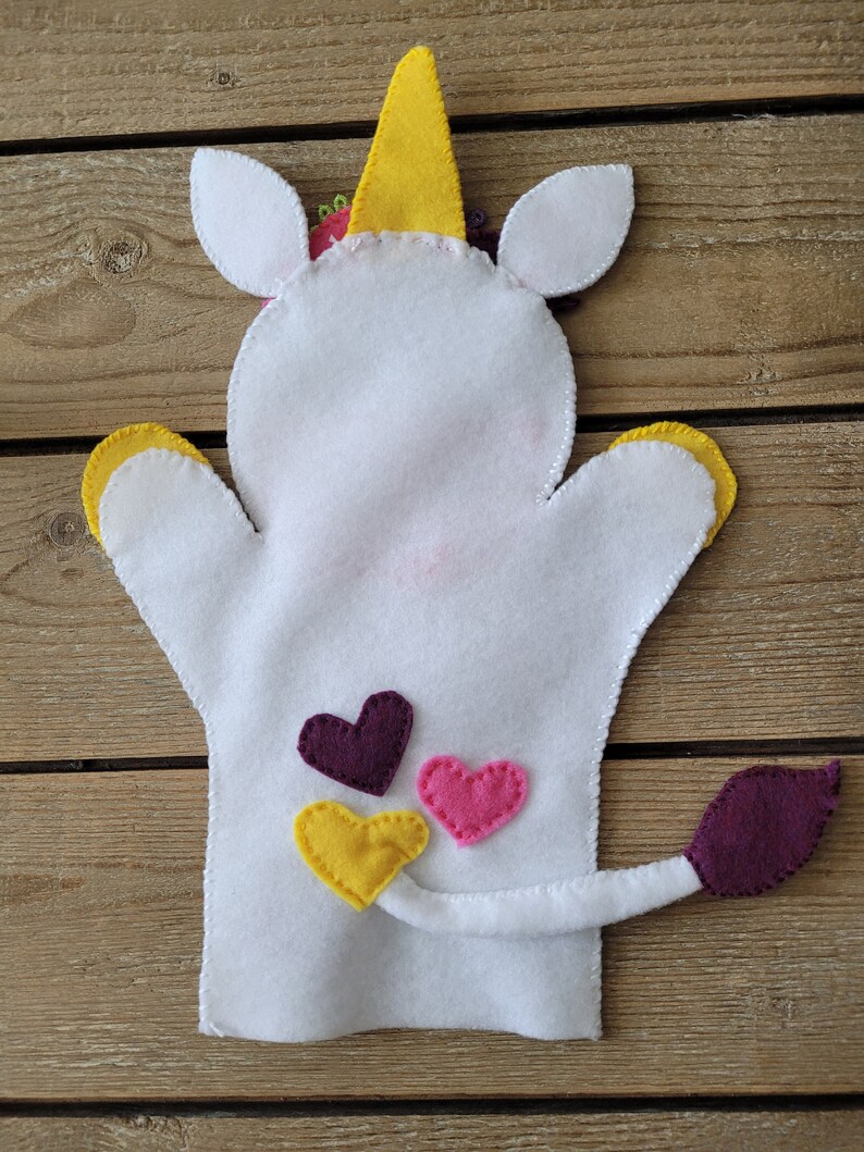Unicorn Puppet, Puppet and Book Set, Gift for Toddler, Gift Under 20 ...