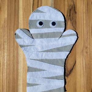 Mummy Puppet, Halloween Puppet, Spooky Season, Boo Bag Stuffer, Kid's ...