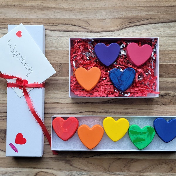 Heart Shaped Crayons - Etsy