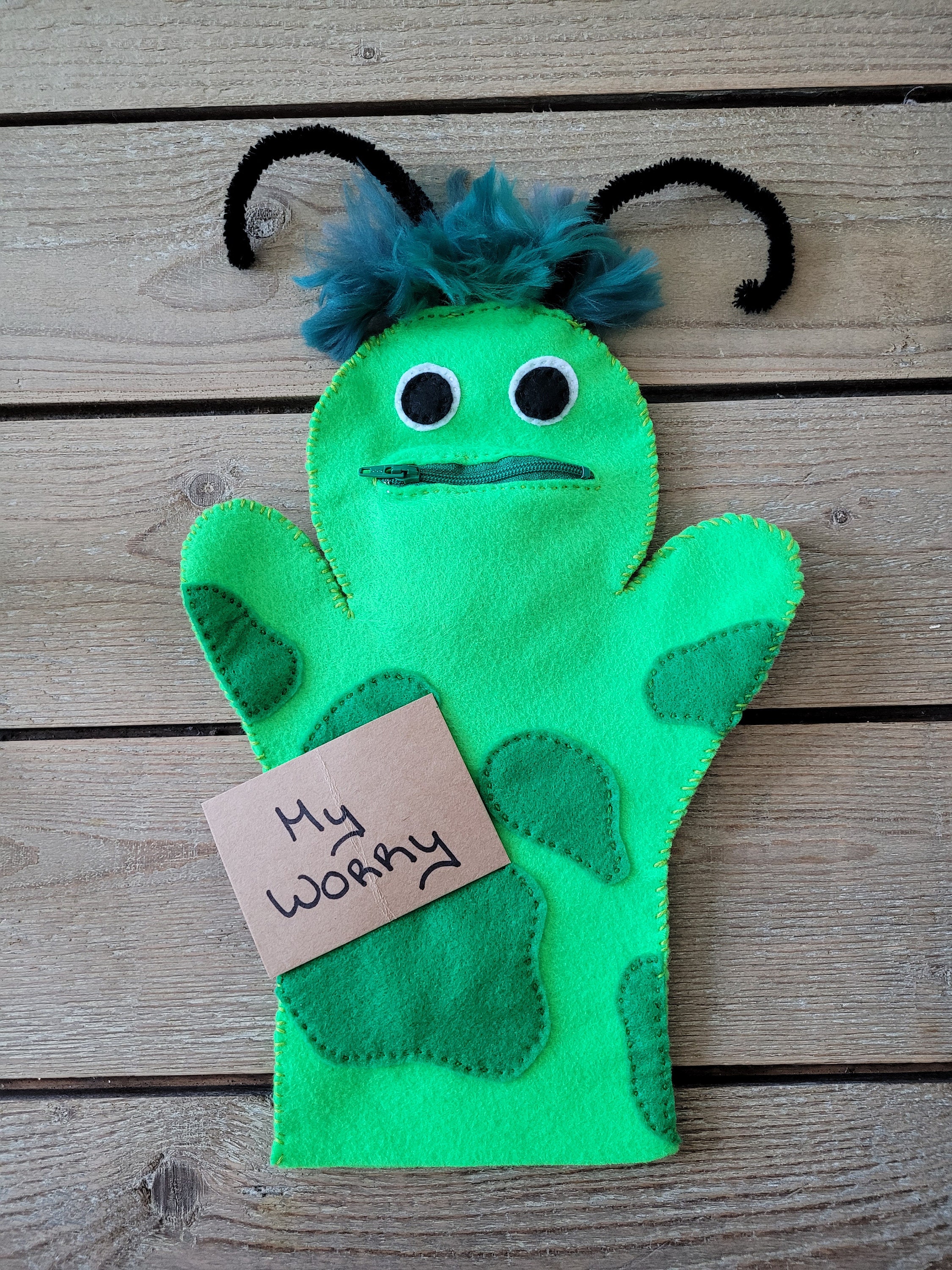 Worry Eater Worry Monster Anxiety Toy Anxiety Aid Anxiety - Etsy