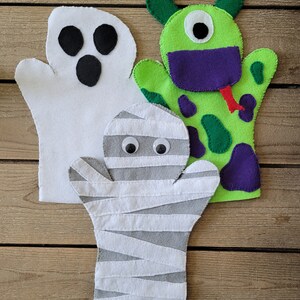 Mummy Puppet, Halloween Puppet, Spooky Season, Boo Bag Stuffer, Kid's ...