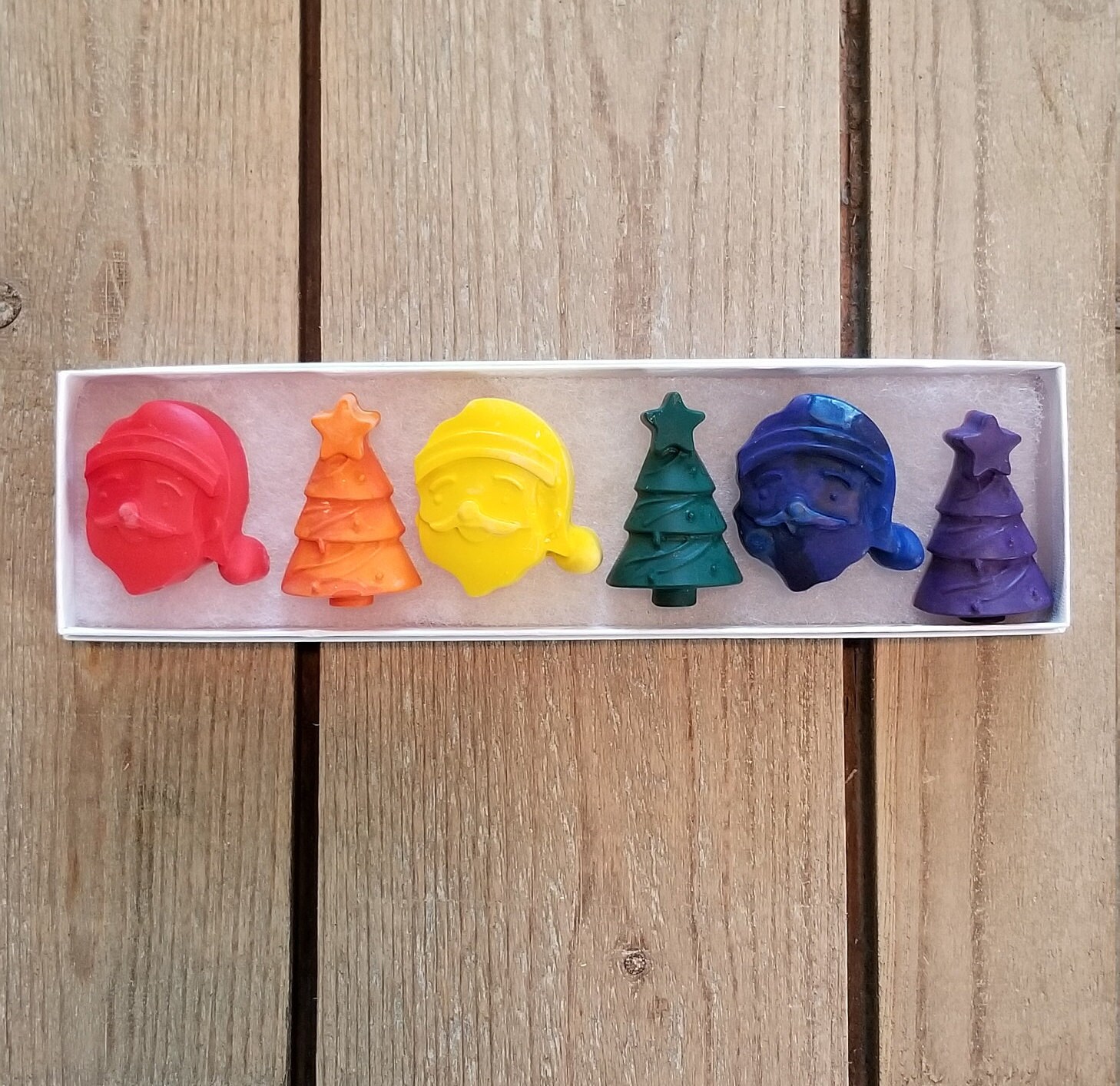 Christmas Crayons, Crayon Stocking Stuffer, Shaped Art Supplies ...