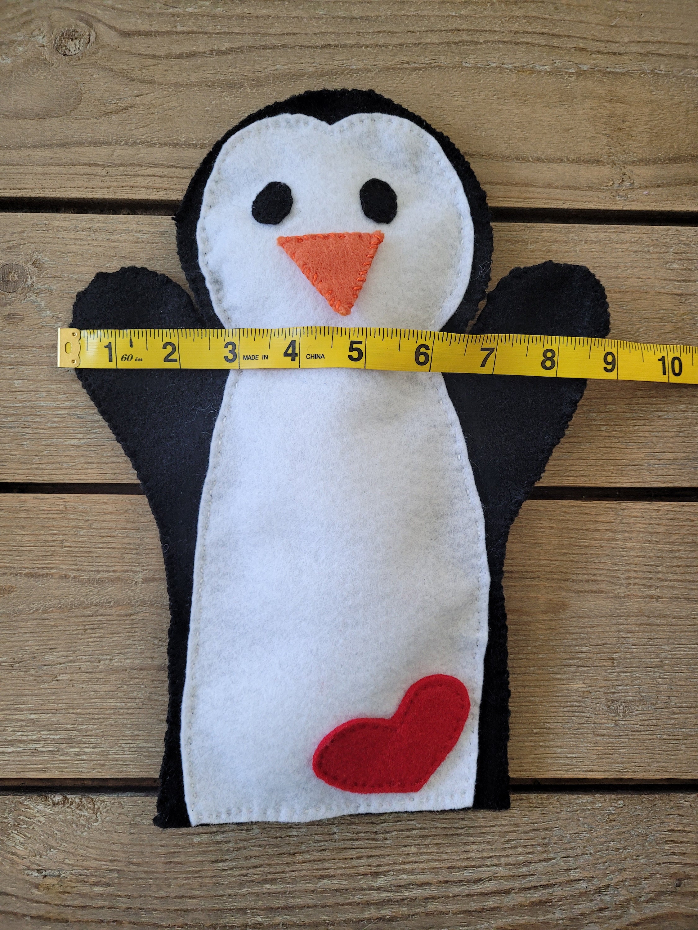 Penguin Puppet, Christmas Gift for Kids, Penguin Toy, Penguins, Felt ...