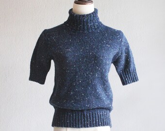 Blue Wool Sweater | Etsy