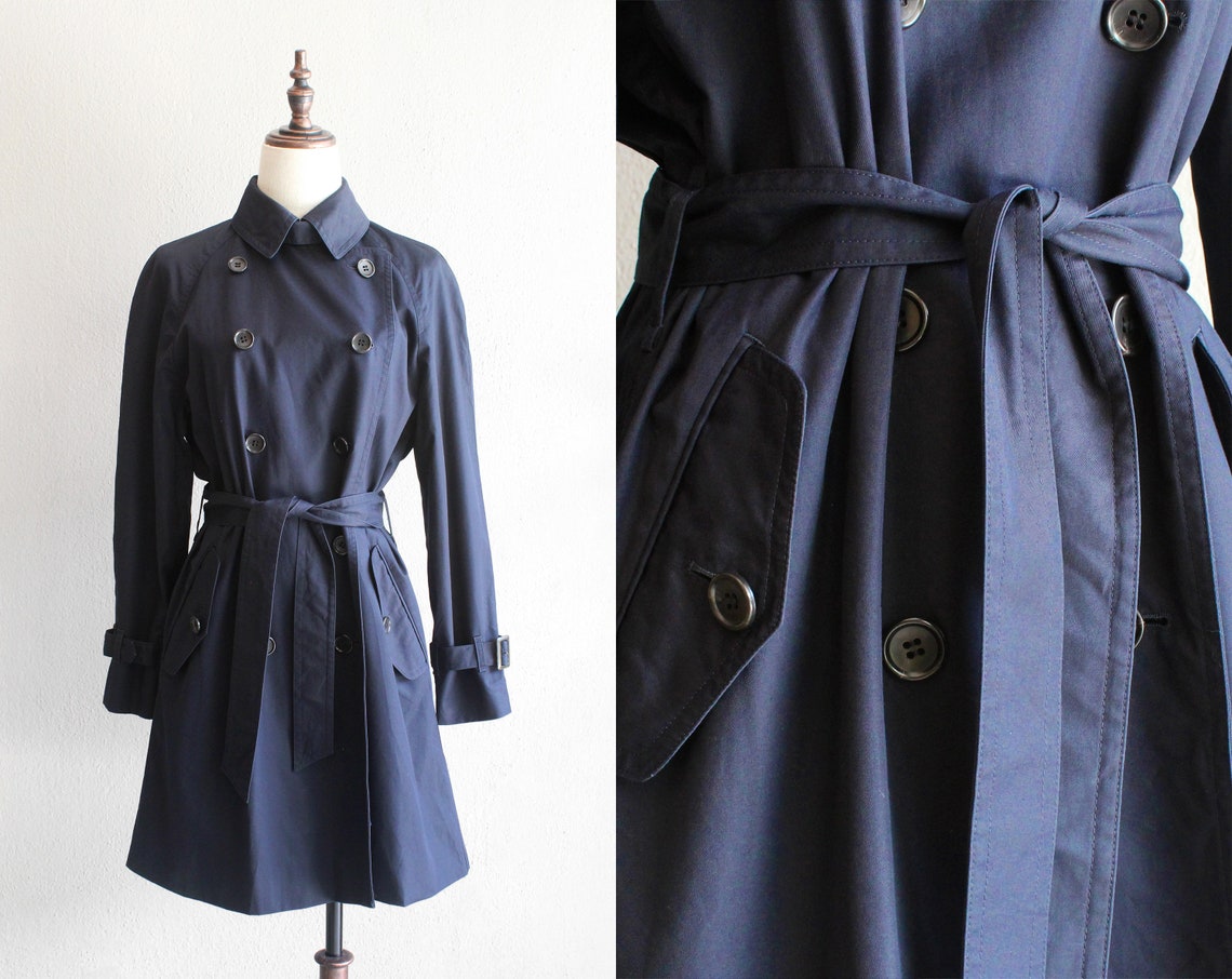 Pringle of Scotland Belted Trench Coat / S M - Etsy