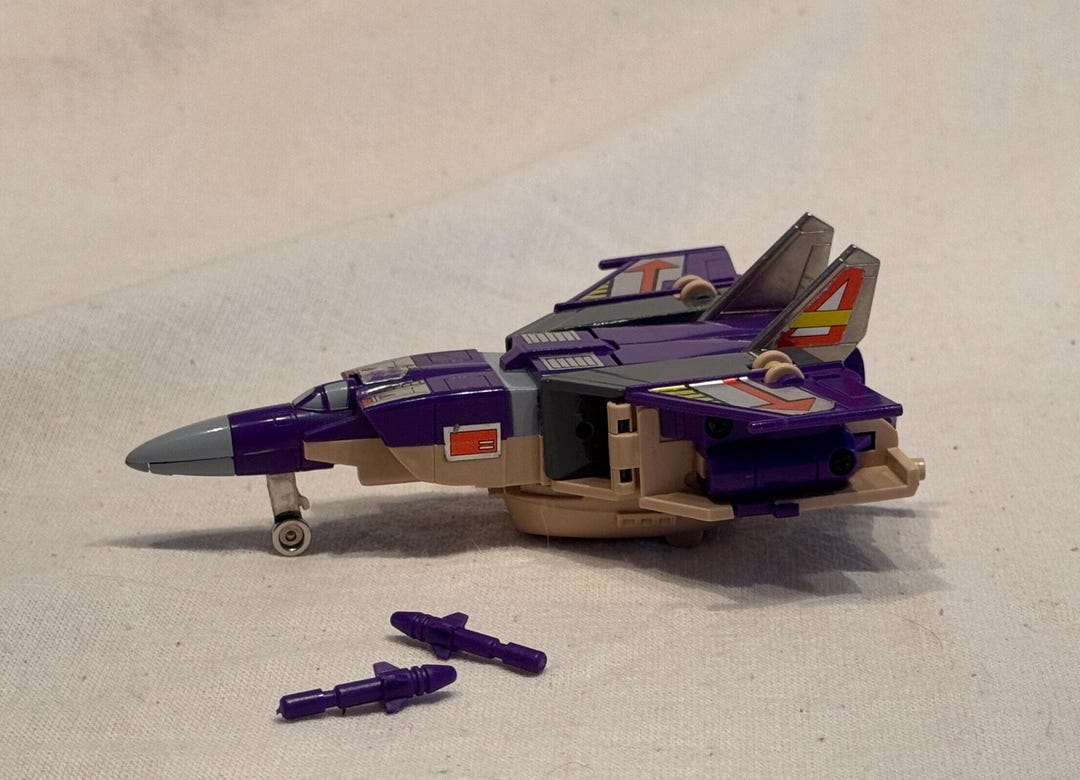 1985 Transformers Triple Changers Blitzwing (figher Jet/tank/robot) - Etsy