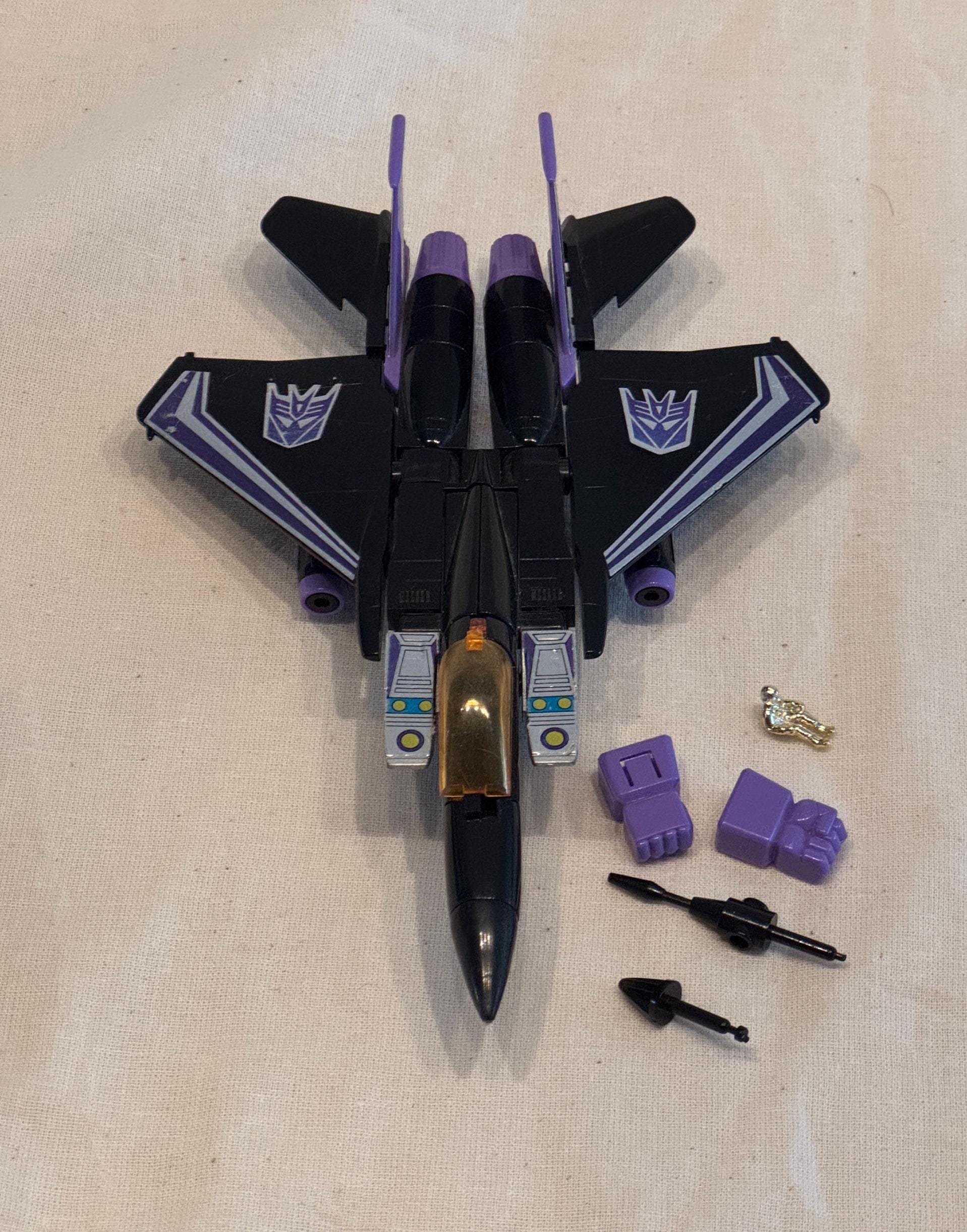 1984 Original Transformers Decepticon Skywarp F-15 Inomplete W/o Box ...