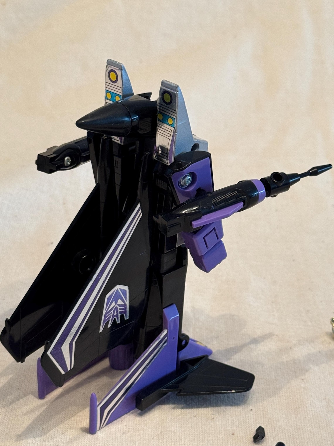 1984 Original Transformers Decepticon Skywarp F-15 Inomplete W/o Box ...