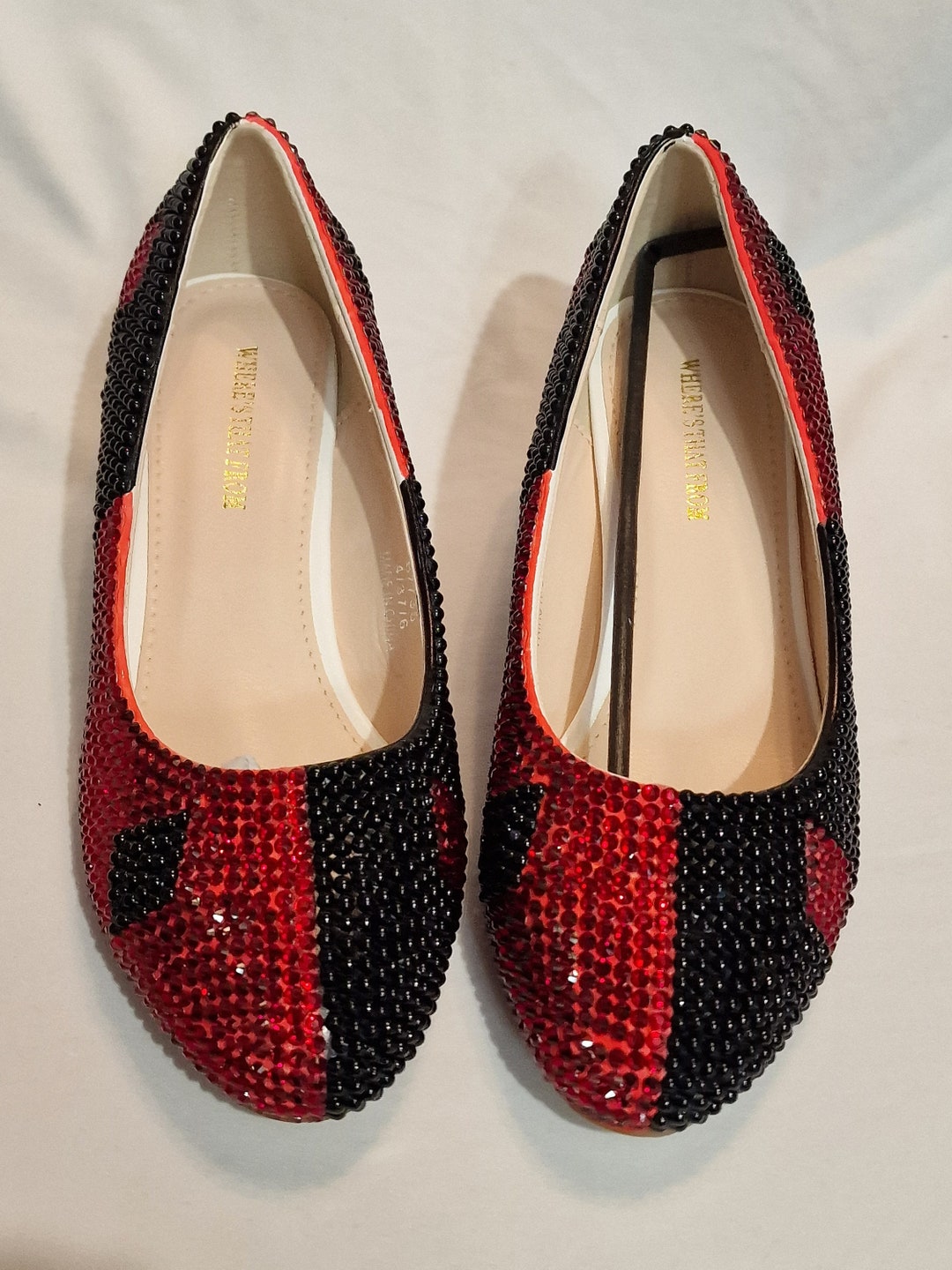 Ladies Custom Crystal Harley Heels - Etsy