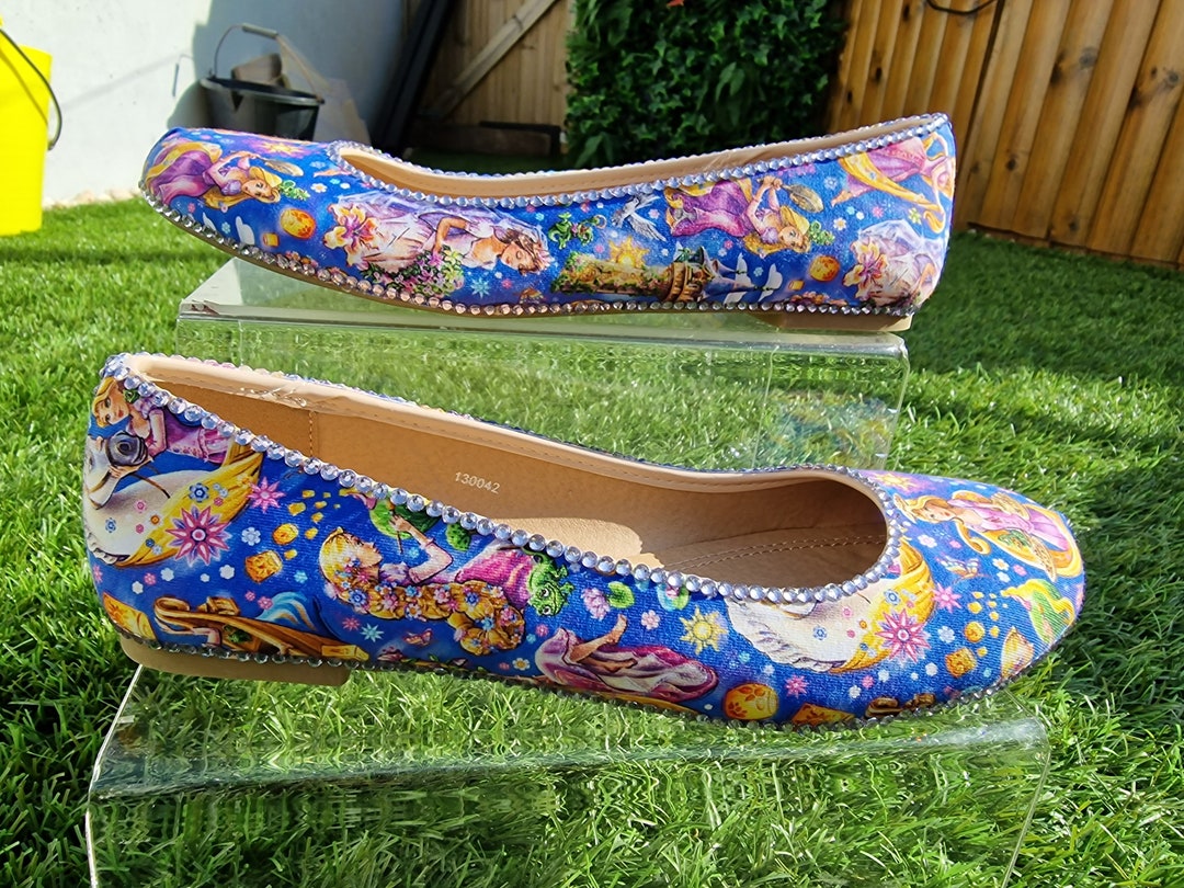 Ladies Custom Rapunzel Dolly Shoes Flats Choose Your Size - Etsy
