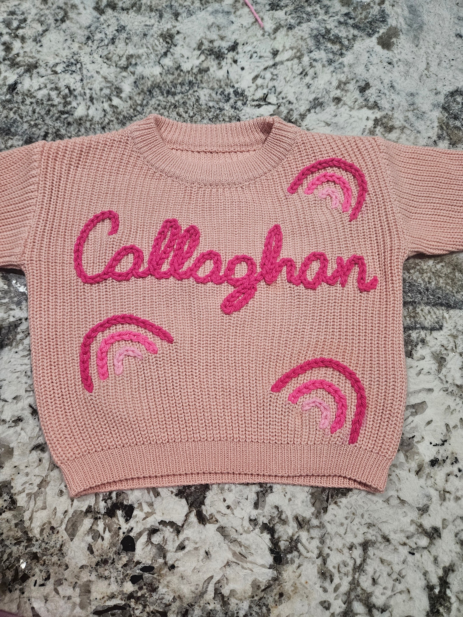 Custom Embroidered Sweaters| Baby Name Announcement| Baby & Children ...