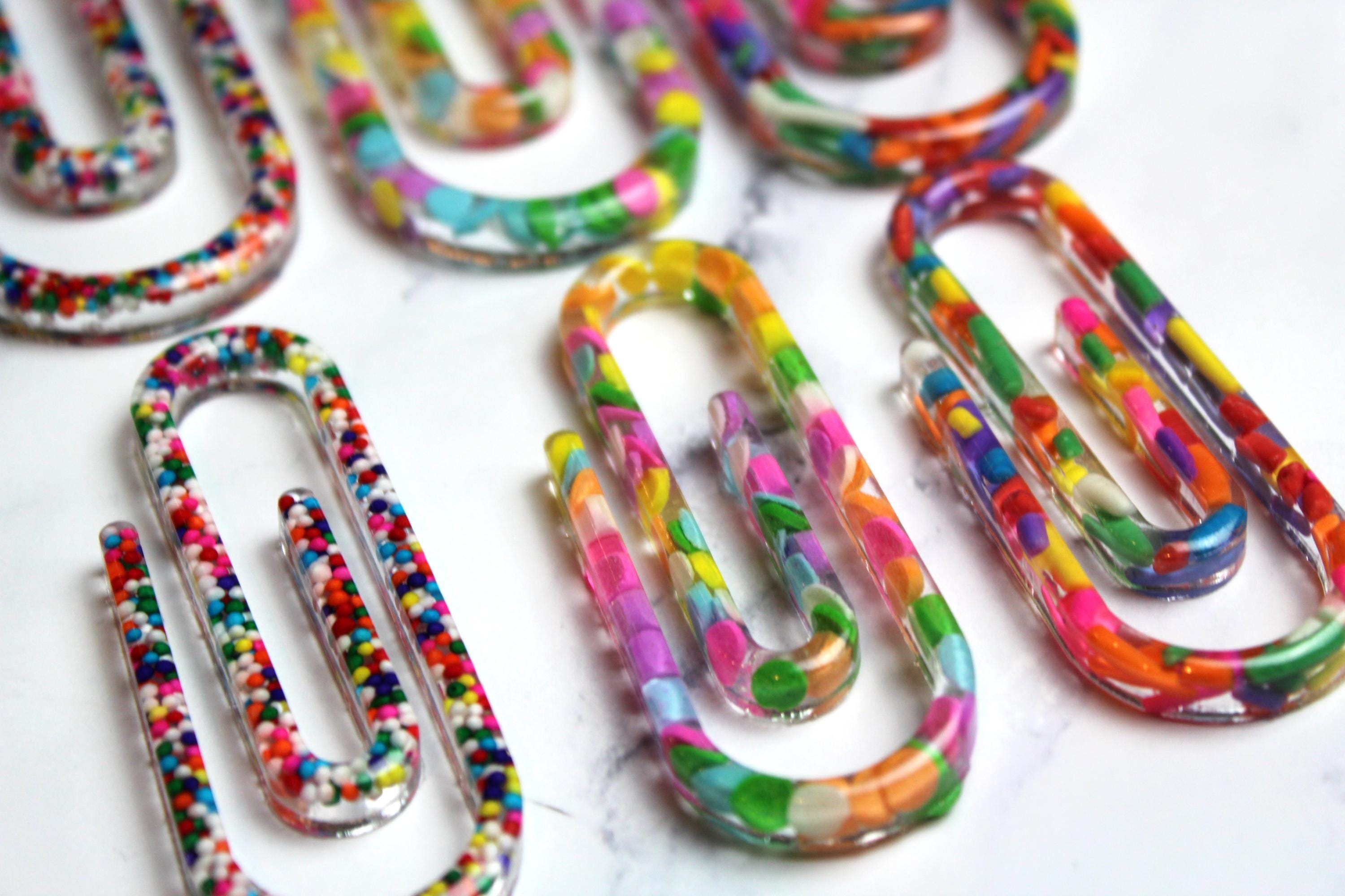 Sprinkle Jumbo Paper Clips - Etsy