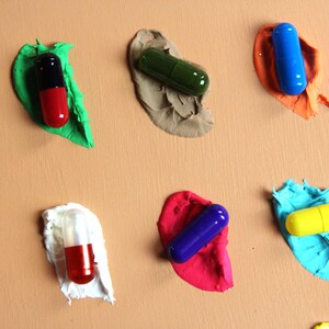 Pill Art Board - Chill Pill Resin Art Canvas - Etsy