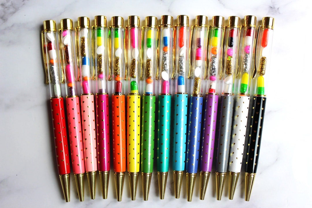 Pharmacy Pill Loaded Pens - Etsy