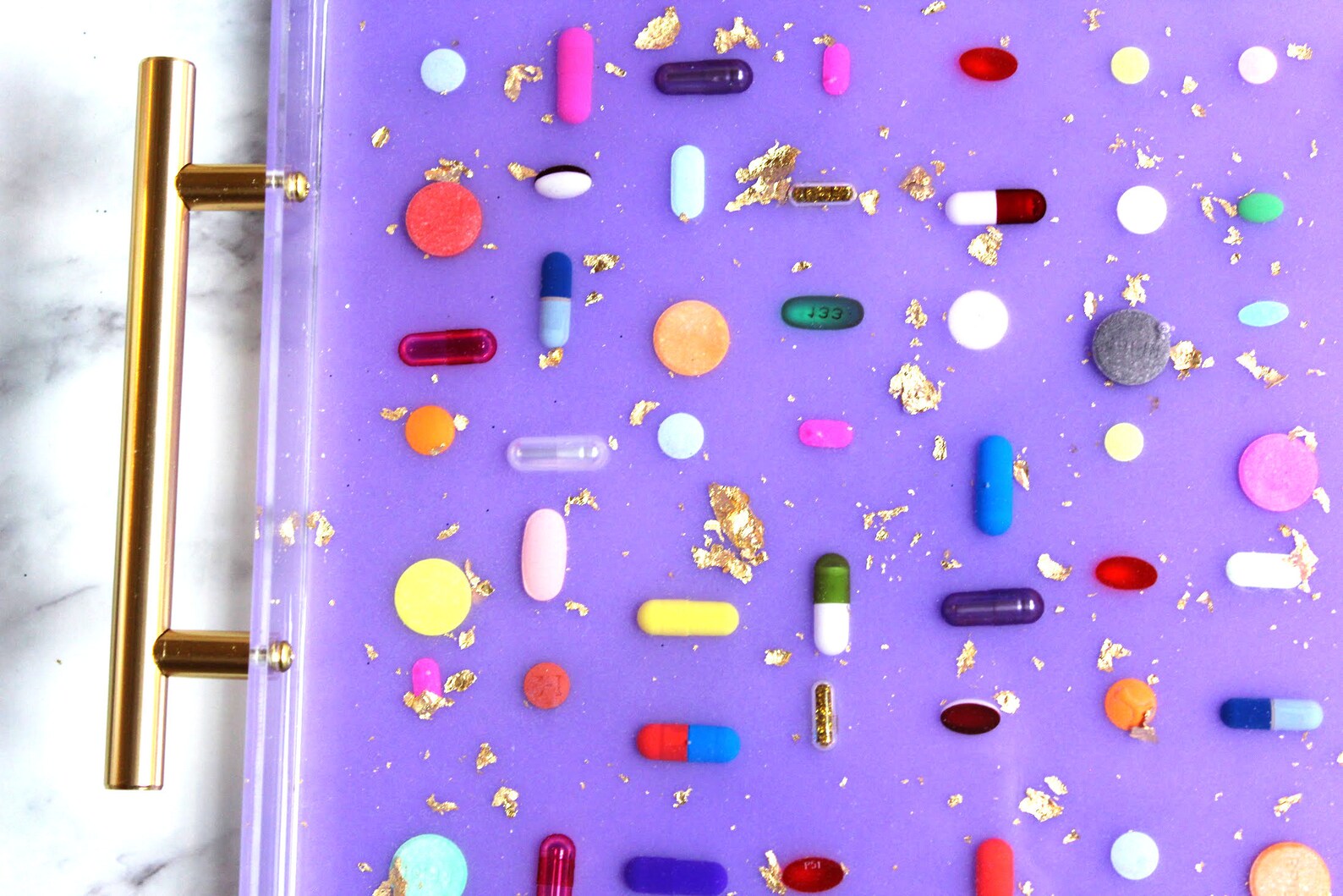 12x12 Pill Decorative Tray - Etsy