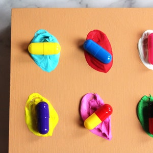 Pill Art Board - Chill Pill Resin Art Canvas - Etsy