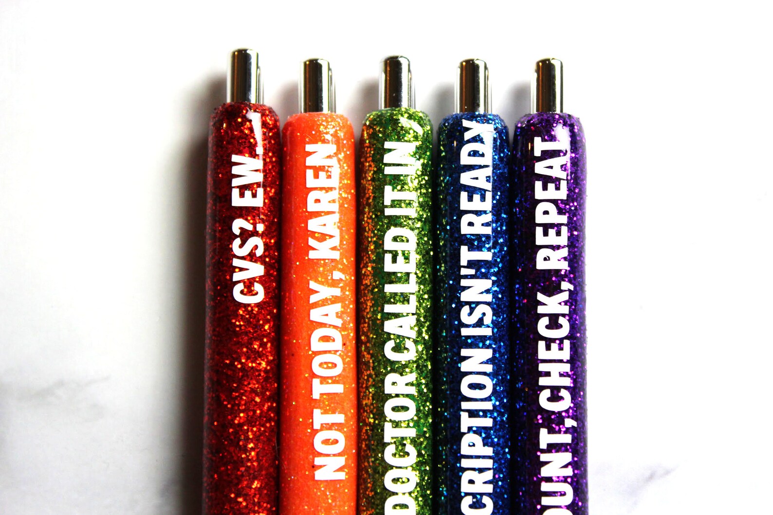 Pharmacy Phrase Glitter Pens - Retail Pharmacy Pens - Pharmacy ...