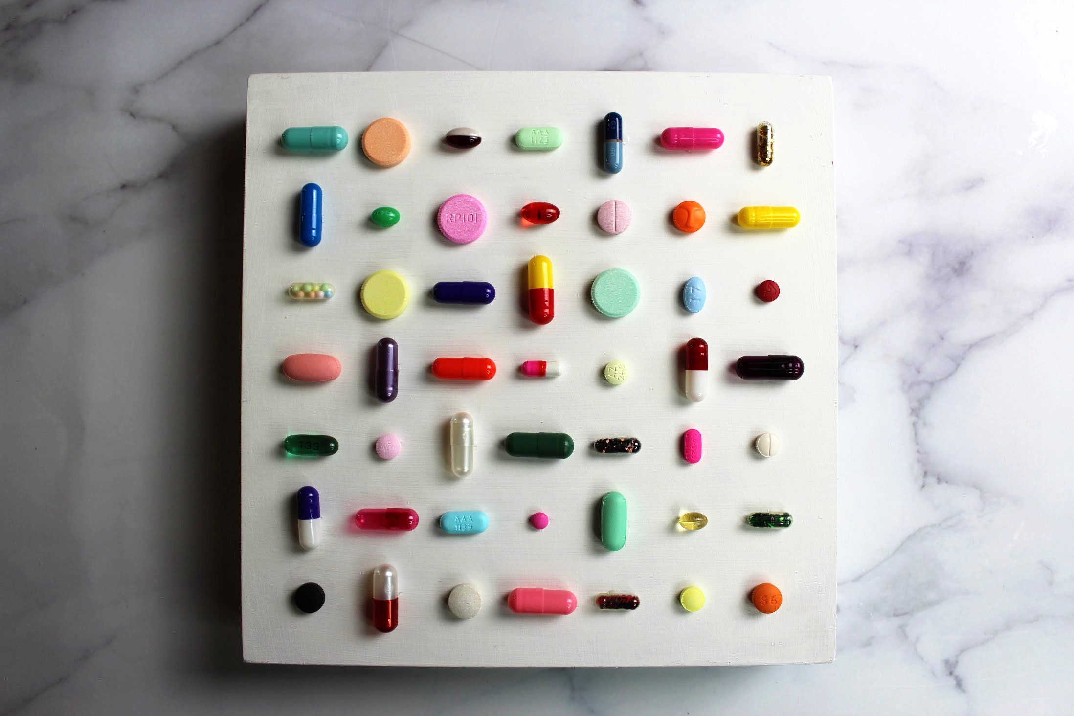 Pill Art Board - Chill Pill Resin Art Canvas - Etsy