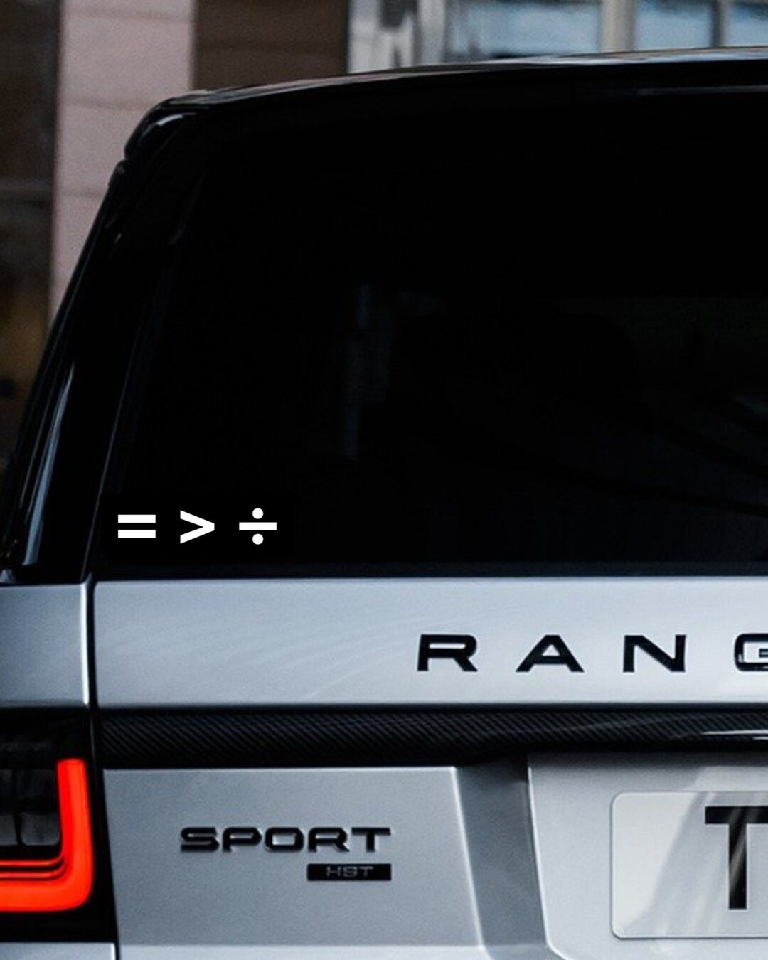 Equal Rights Car Decal = > ÷ Human Rights Equality is Greater Than ...