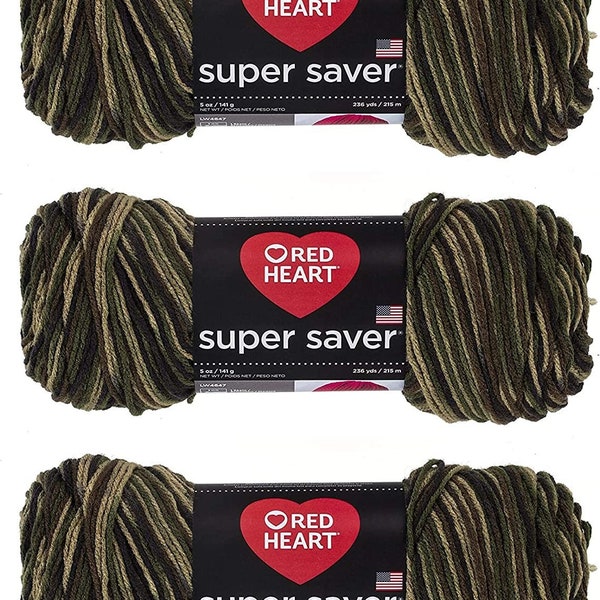 Red Heart Yarn - Etsy