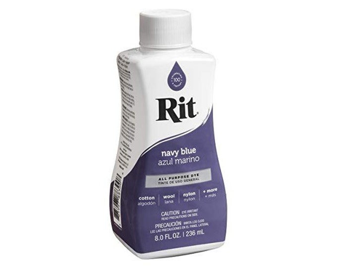 Rit Liquid Dye Navy Blue - Etsy
