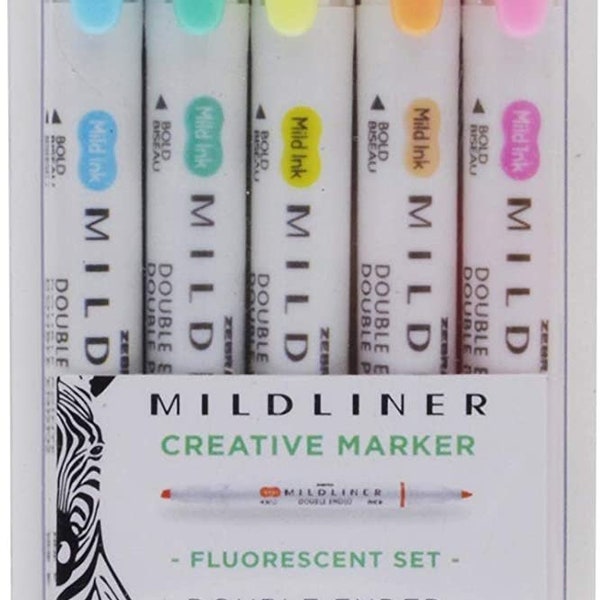 Zebra Mildliners Pack - Etsy