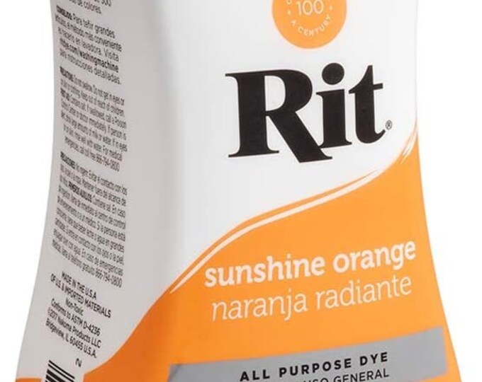 Rit Liquid Dye Sunshine Orange - Etsy