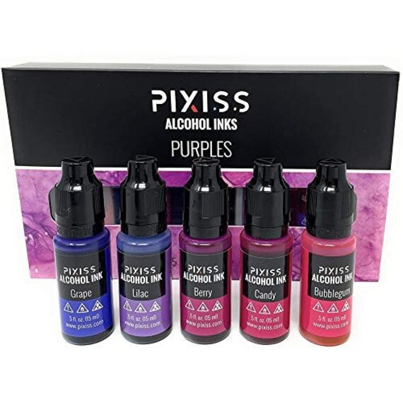Pixiss Purples Alcohol Ink - Etsy