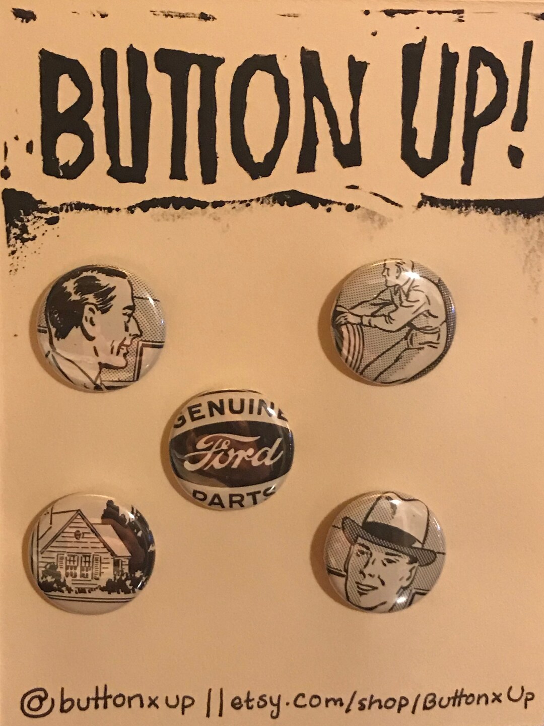 Set of Five 1 Vintage Ford Pins - Etsy
